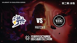 TE vs EDG-1 进化者公开赛总决赛_虎牙直播_huya