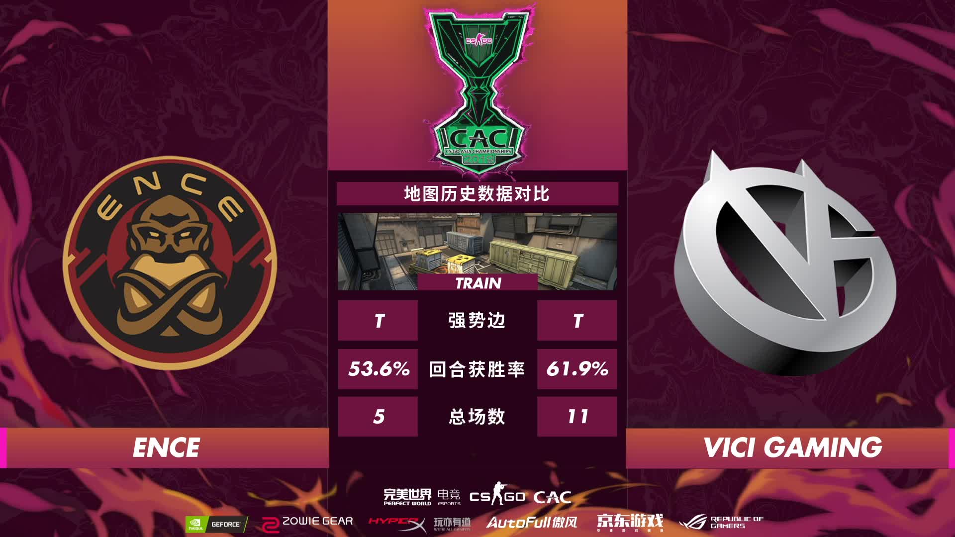 ENCE vs VG CAC亚洲邀请赛_虎牙直播_huya