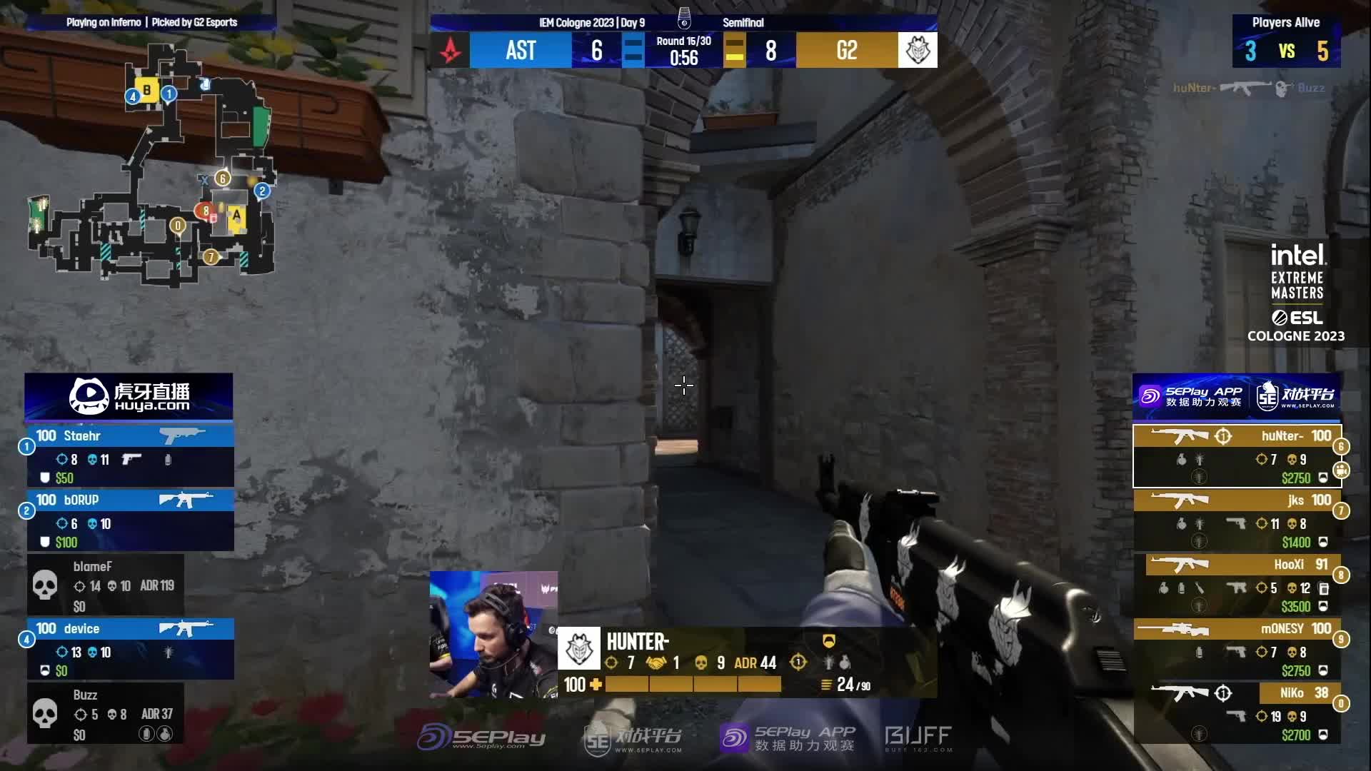 8.6 ESLCSGO频道直播名场面_虎牙直播_huya