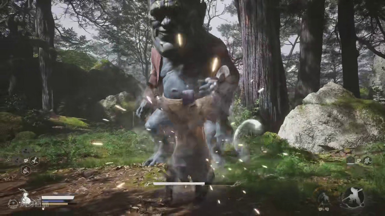 黑风山 新人导师 幽魂 BOSS战 全景光追 4K60帧 #黑神话悟空 #单机游戏 #游戏日常