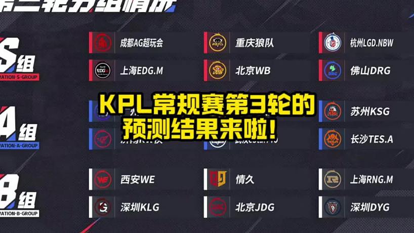 kpl预测-搜索-专找直播-虎牙直播