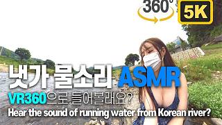 【4K全景视频】韩国美女VROK带你出去看小溪 VR 360°_虎牙直播_huya