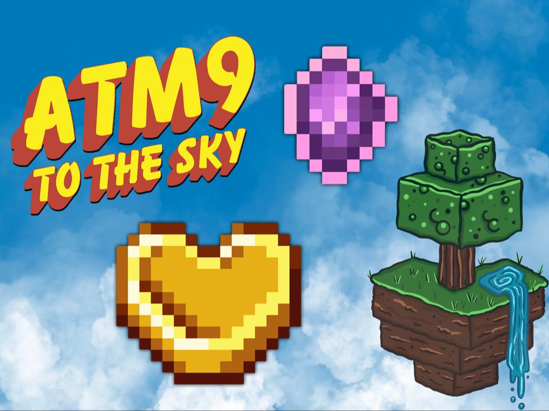 反物质与猪巫妖！ ATM9 Sky 我的世界 第八期