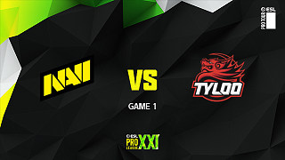 NAVI vs TYLOO-1 EPL S21_虎牙直播_huya